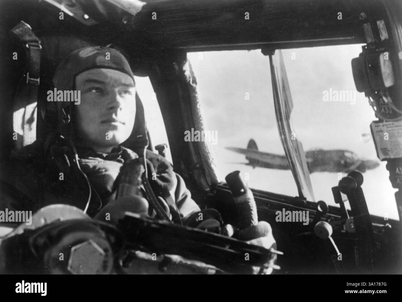 Pilot of a Heinkel He 111 on a mission on the Don front in the southern ...