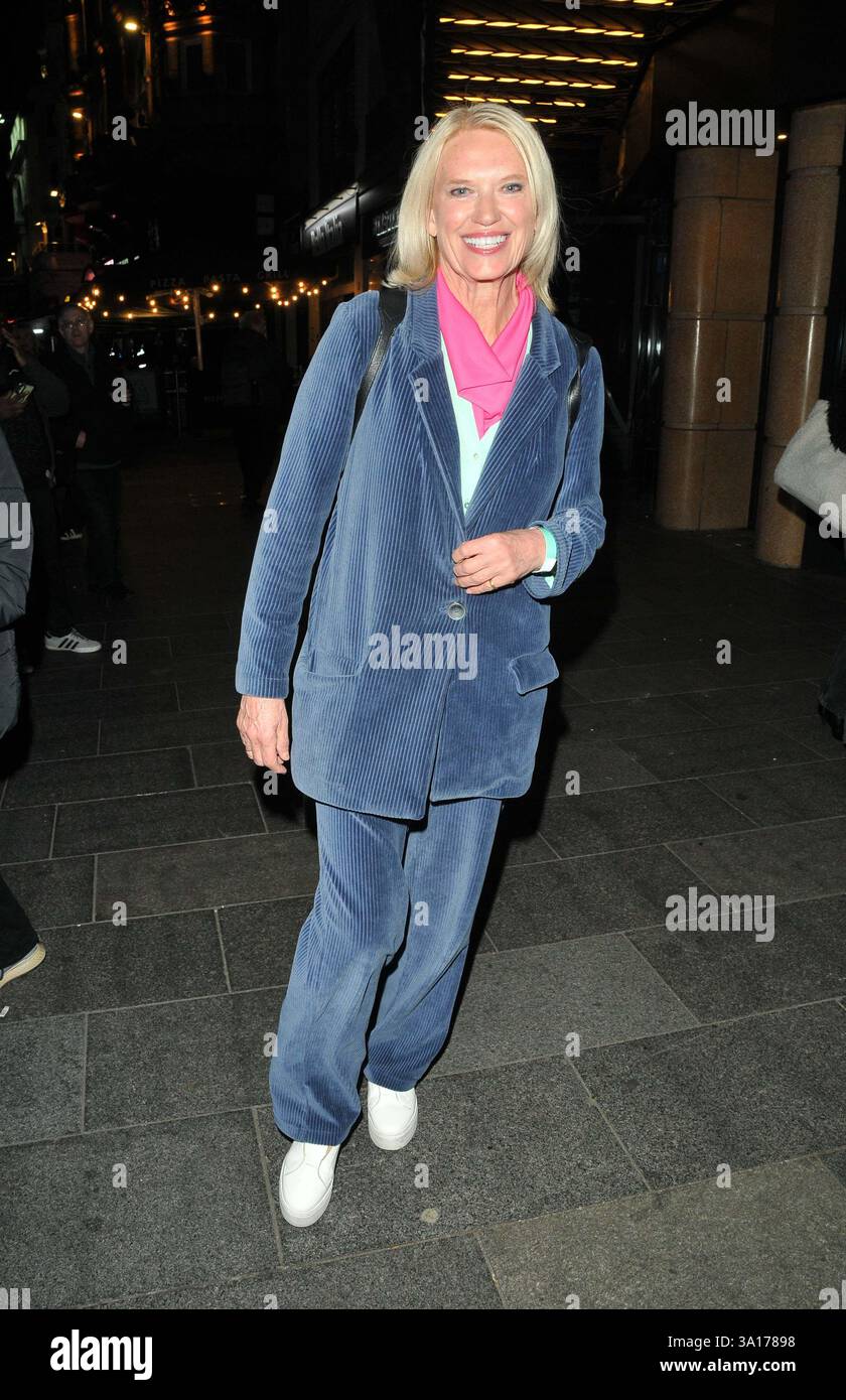 London, UK. 06th Mar, 2025. Anneka Rice at the "Twiggy" documentary ...