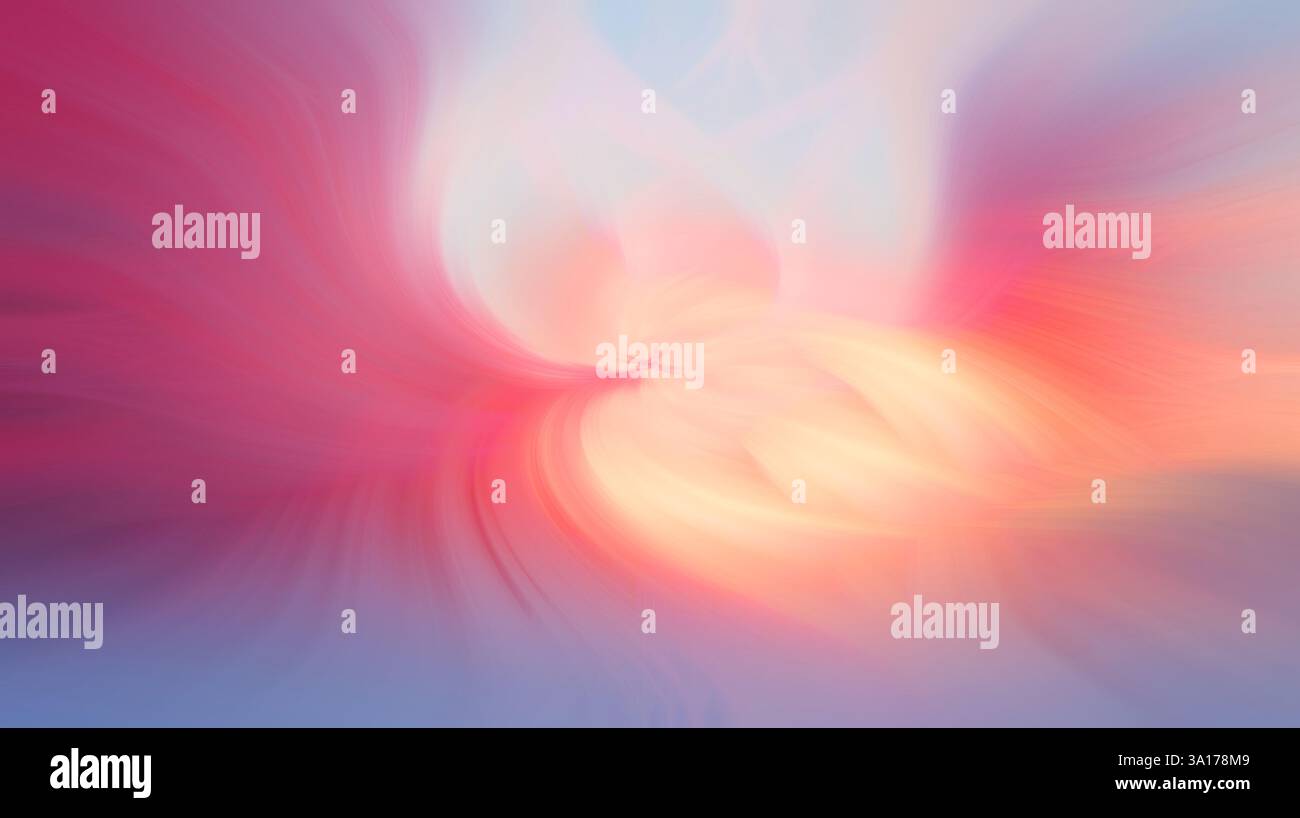 Multi-colored background in the form of soft color transitions ...