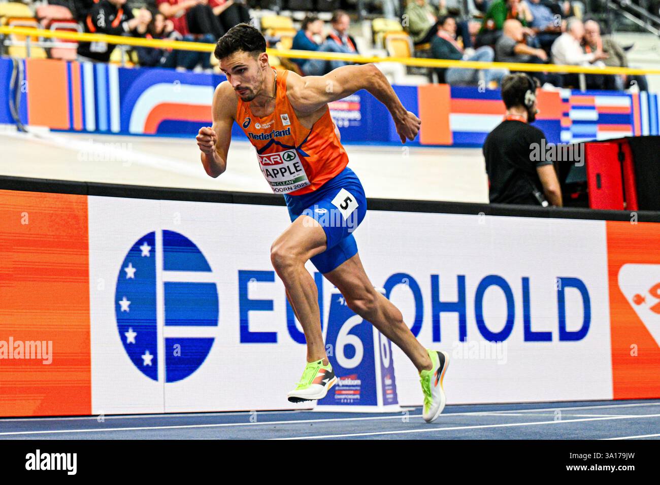 APELDOORN, NETHERLANDS - MARCH 7: Samuel Chapple of The Netherlands ...