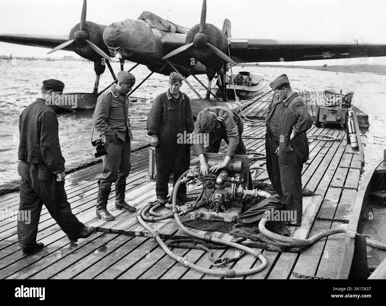 A Heinkel He 115 of the German Air Force. [automated translation] Stock ...