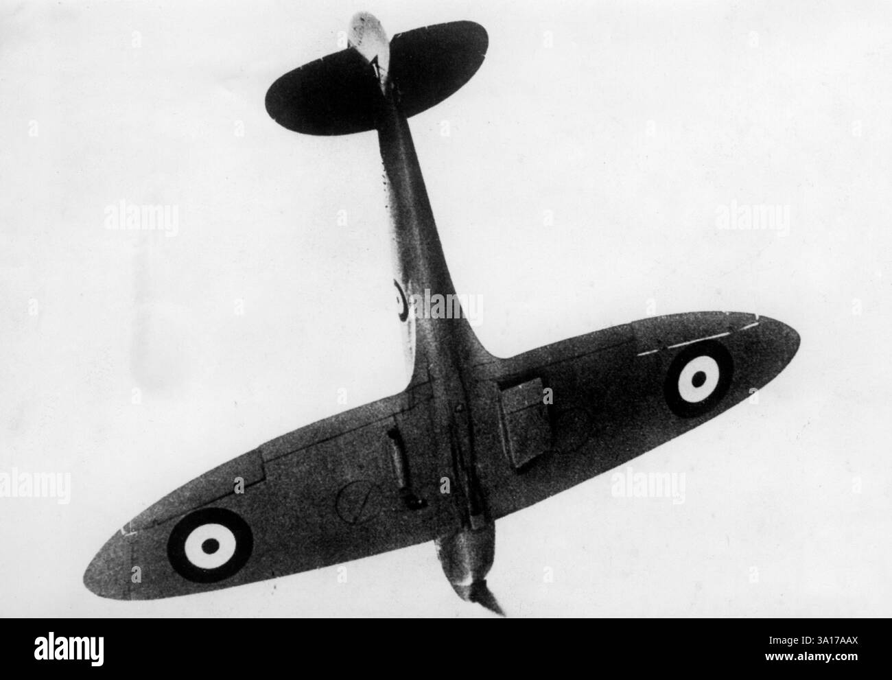 Battle of Britain: British Spitfire fighter plane. [automated ...