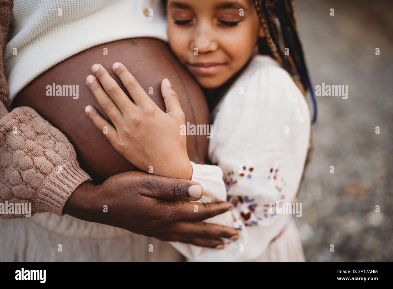 Pregnant teen belly hi-res stock photography and images - Alamy