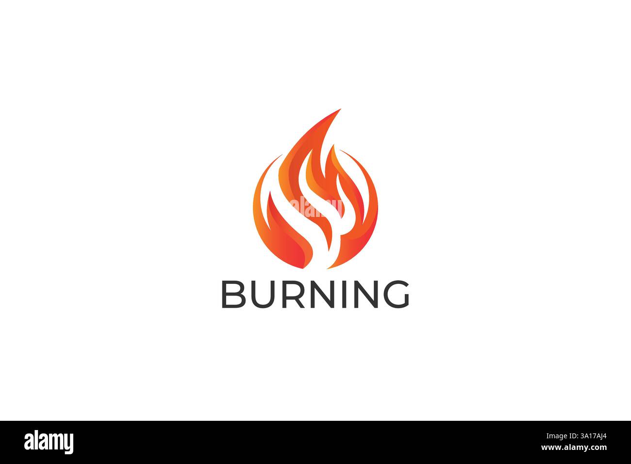 Dynamic and Energetic Flame Logo with Gradient Colors for Modern ...