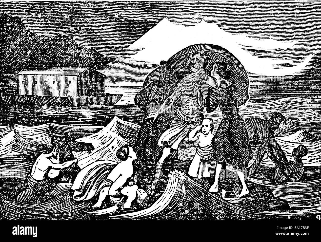 The Flood as God's punishment, Noah's Ark, the end of the world, high ...