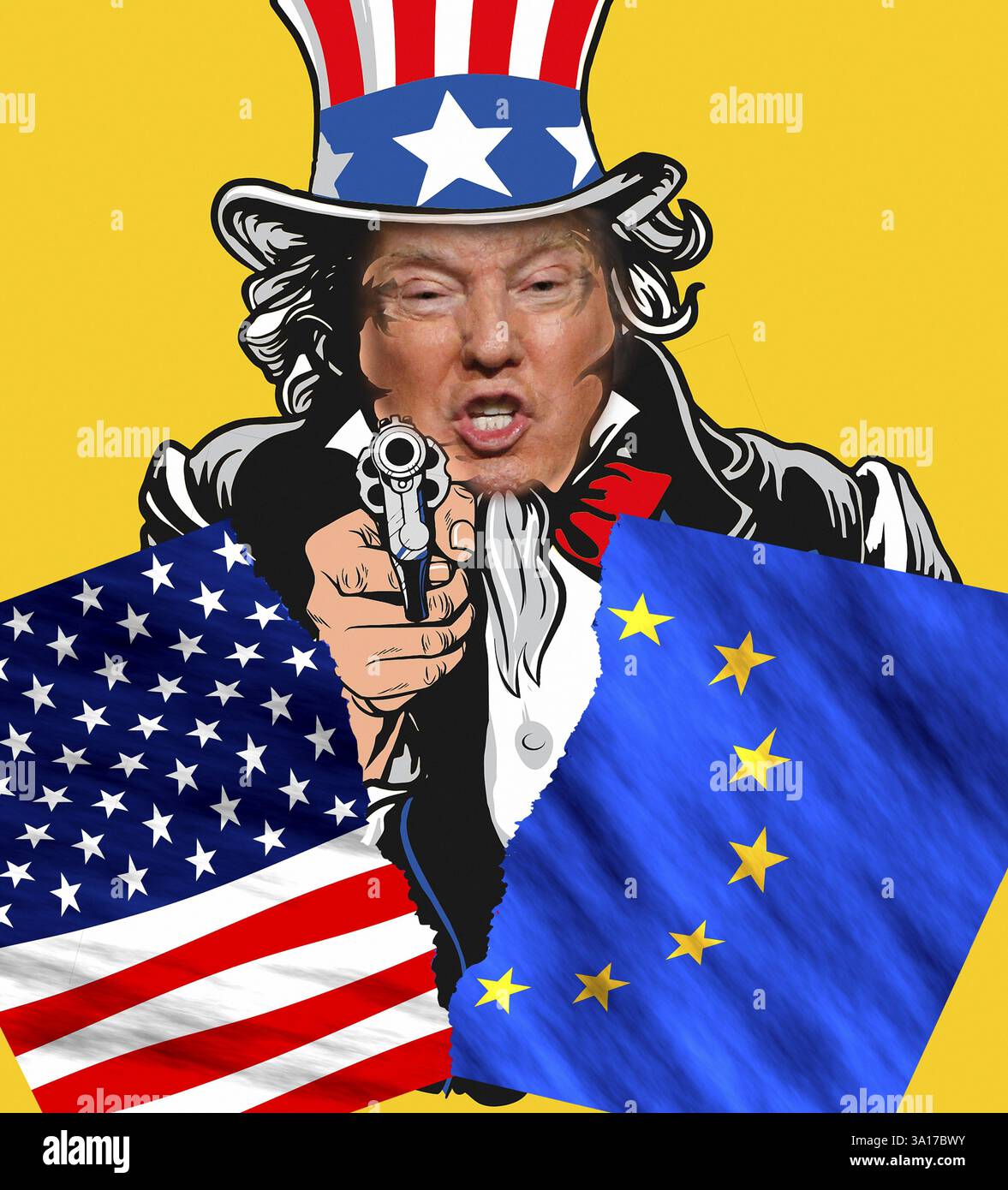 Symbolic image, US democracy in danger, EU and Germany under political ...