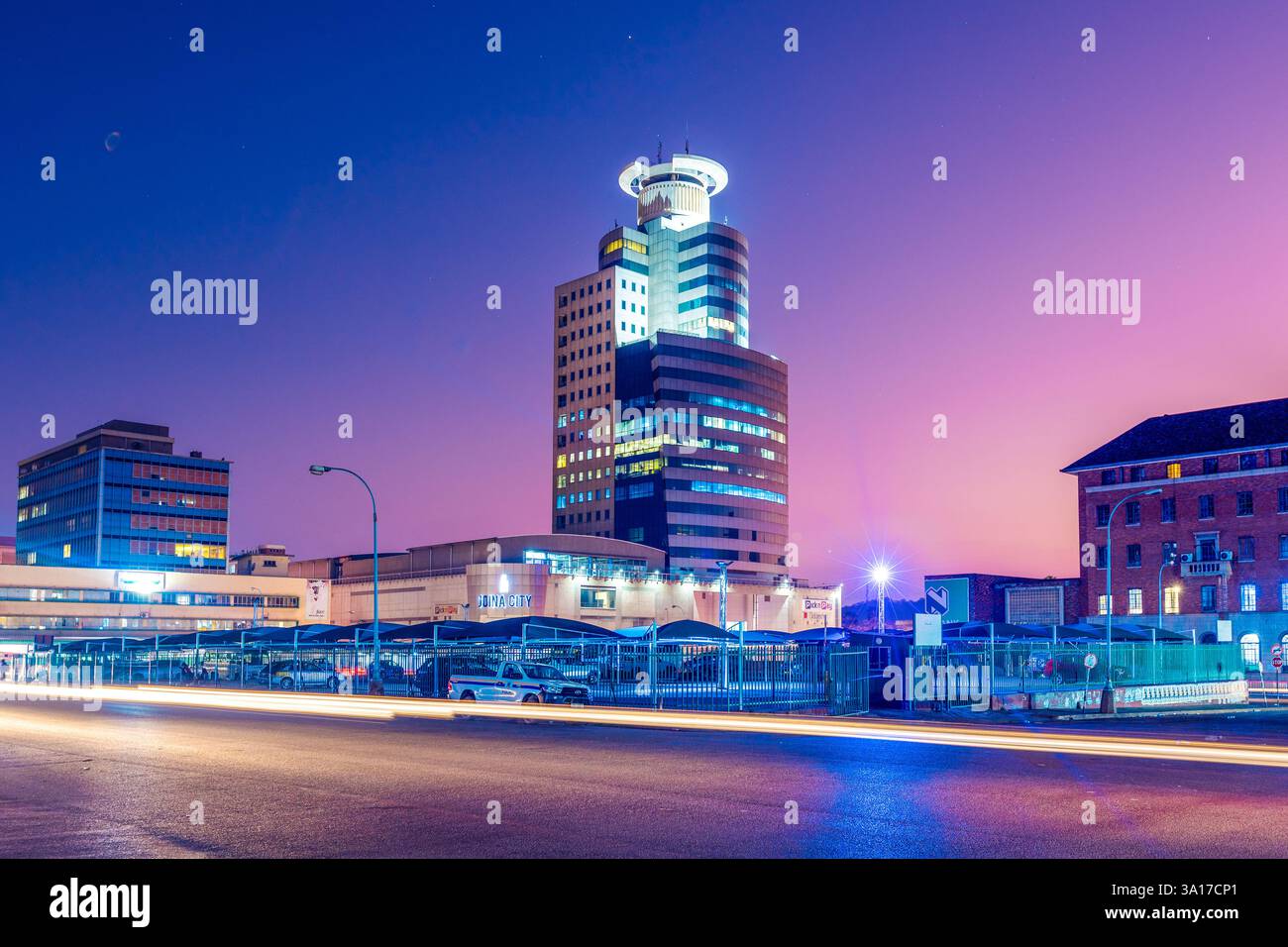 Joina City Building Harare Zimbabwe, Geoerge Silunduka view Stock Photo ...
