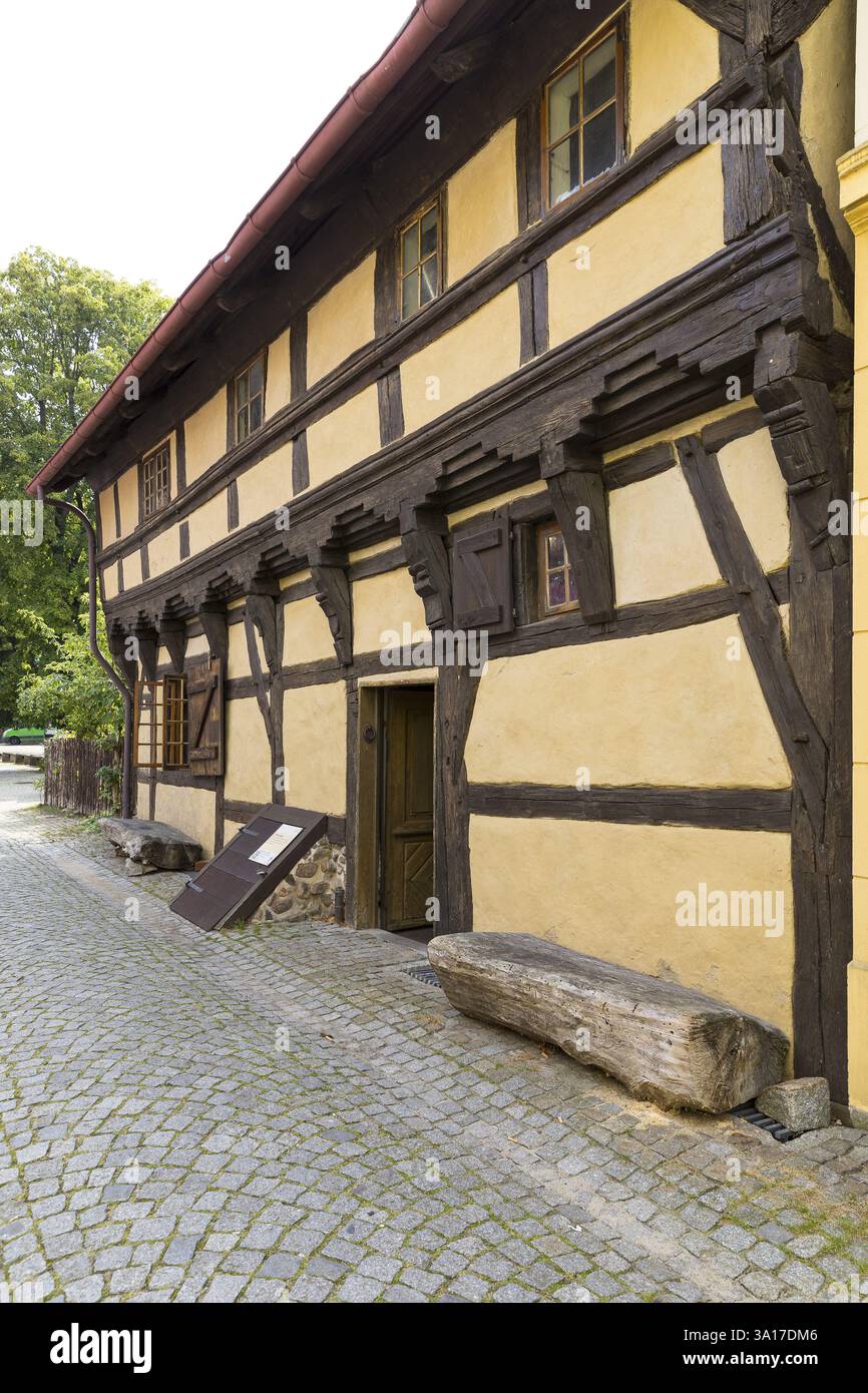 Oldest house in Beeskow at St Mary's Church, Brandenburg, Germany ...