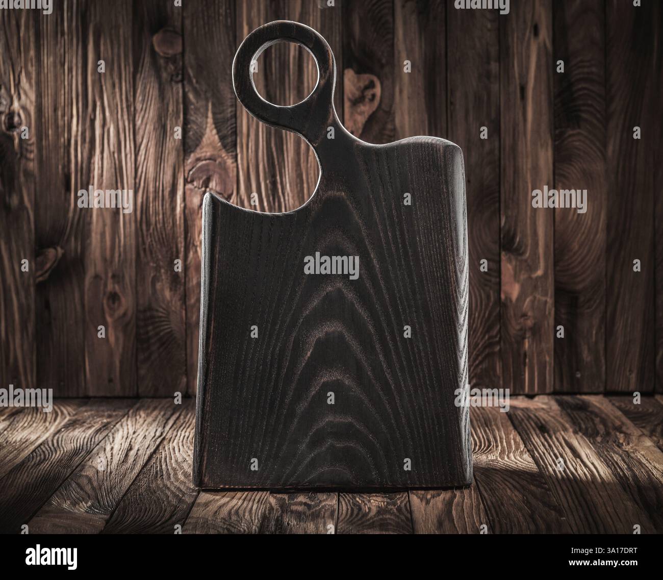 Hard Burned Ash Tree Vintage Wooden Chopping Board Stock Photo - Alamy