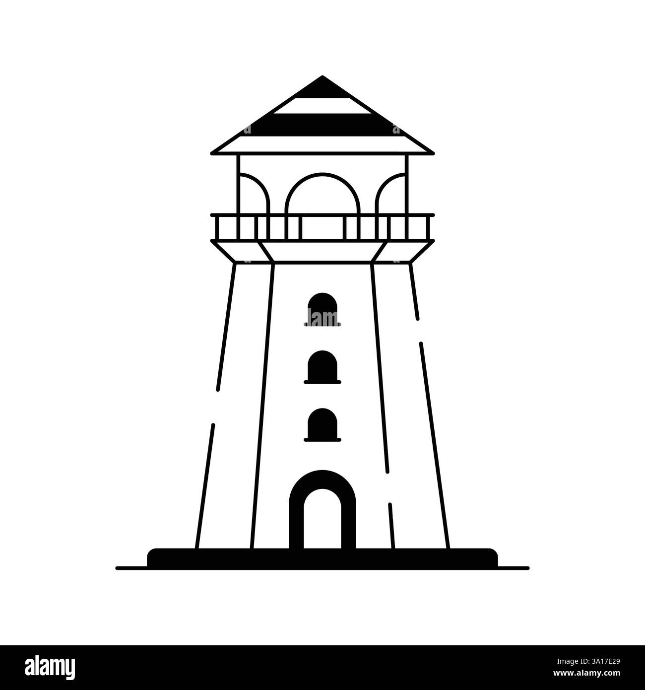 Marine watchtower Stock Vector Images - Alamy