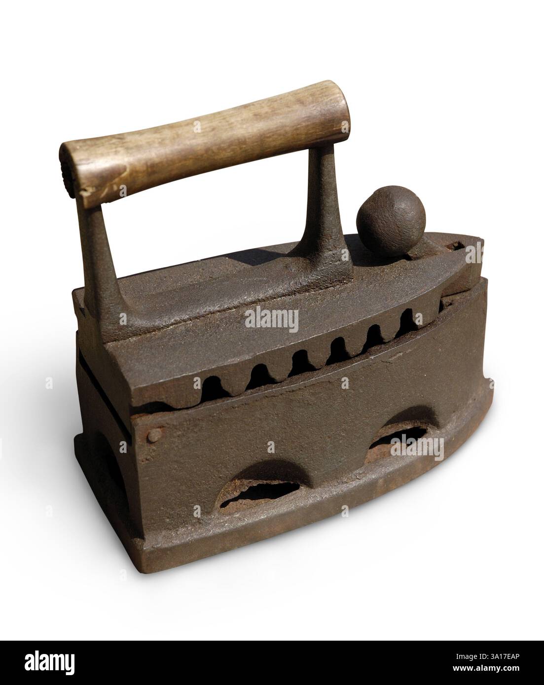 Stock photo of a Very old vintage antique heavy iron still life ...