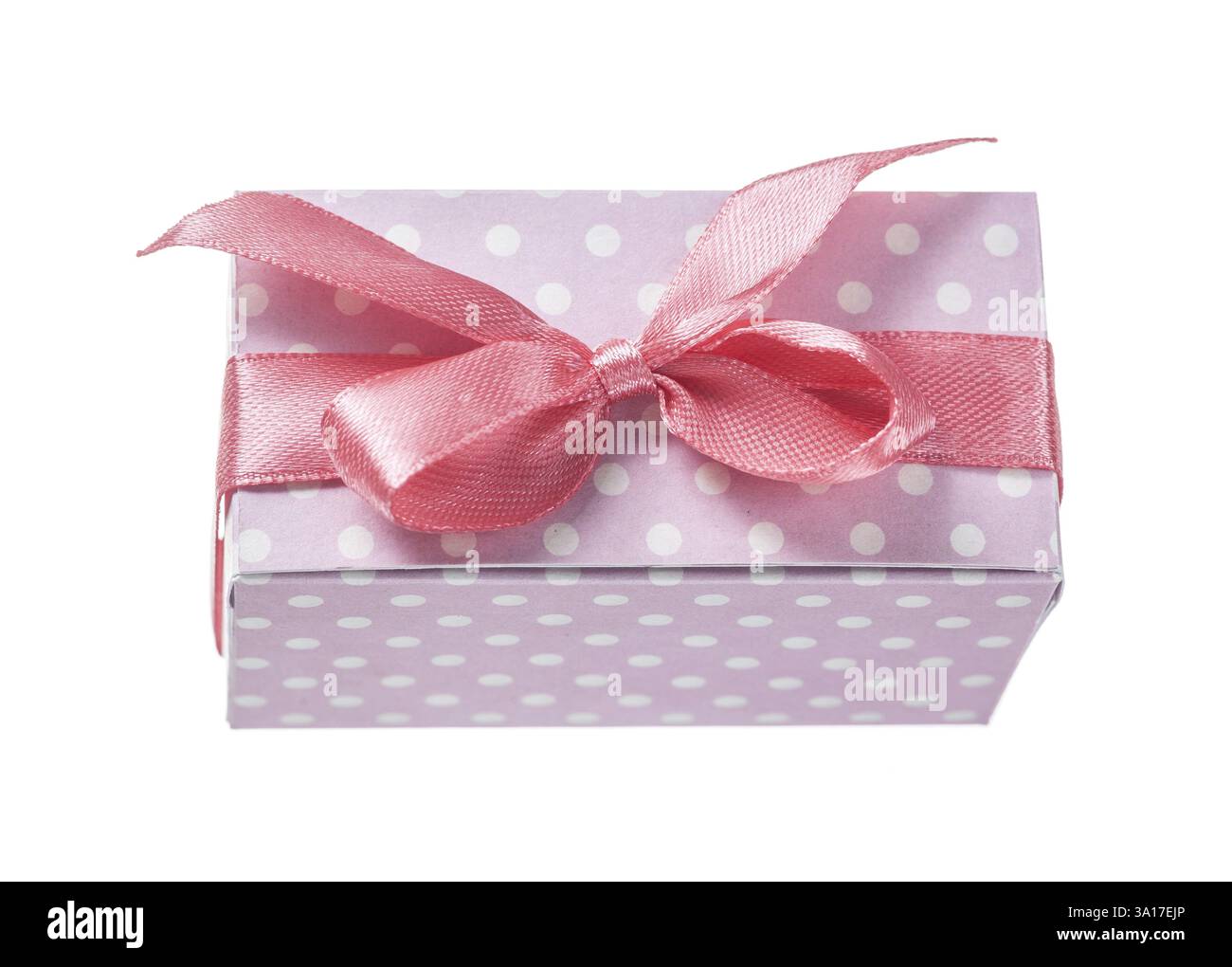 Pink closed gift box Cut Out Stock Images & Pictures - Alamy