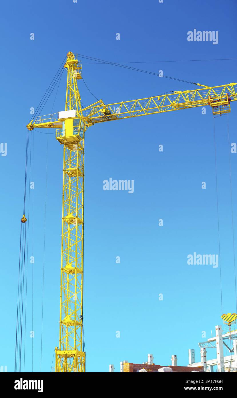 Sky no one in high rise building building technology hi-res stock ...