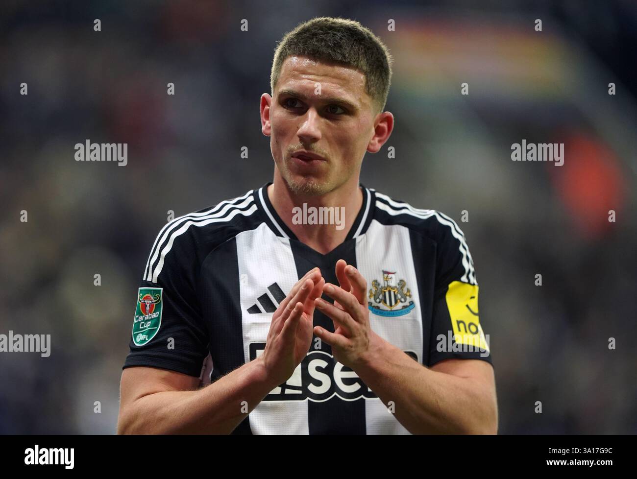 File photo dated 5-02-2025 of Newcastle United's Sven Botman. Newcastle have been dealt another ...