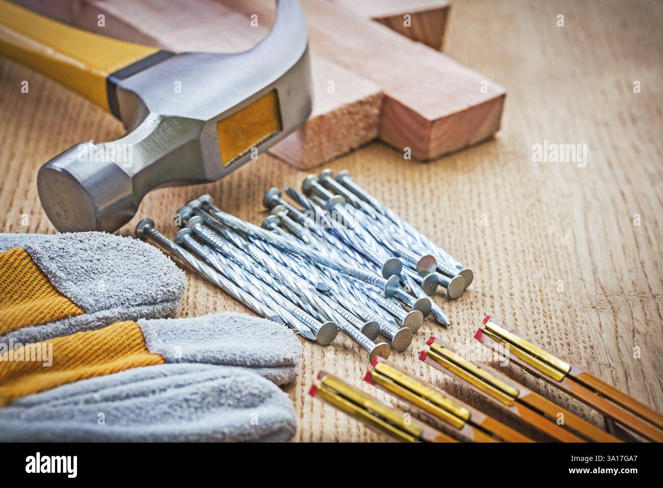 Close up handcraft tools materials hi-res stock photography and images ...