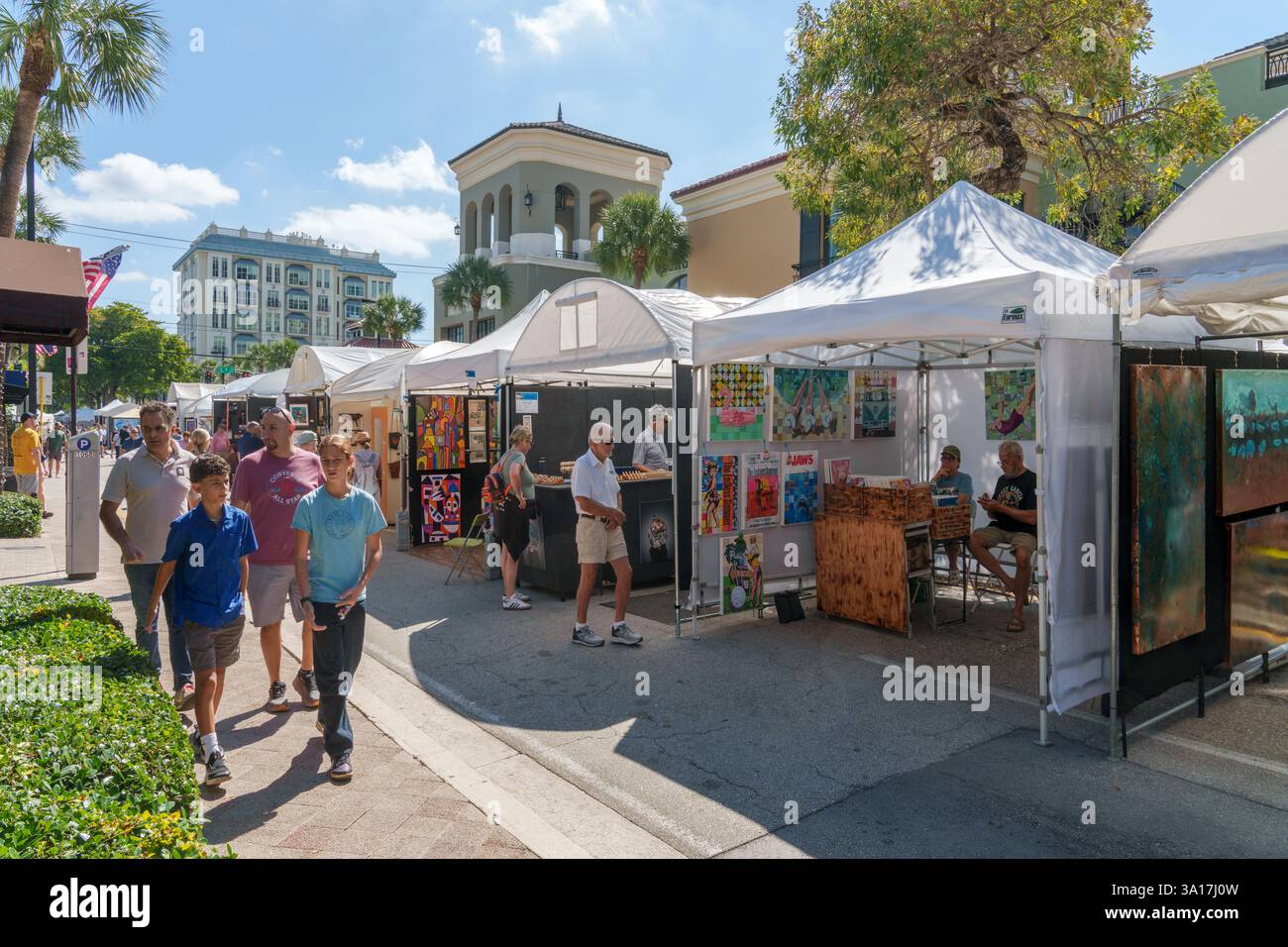 The Las Olas Art Fair in Fort Lauderdale showcases a vibrant collection ...