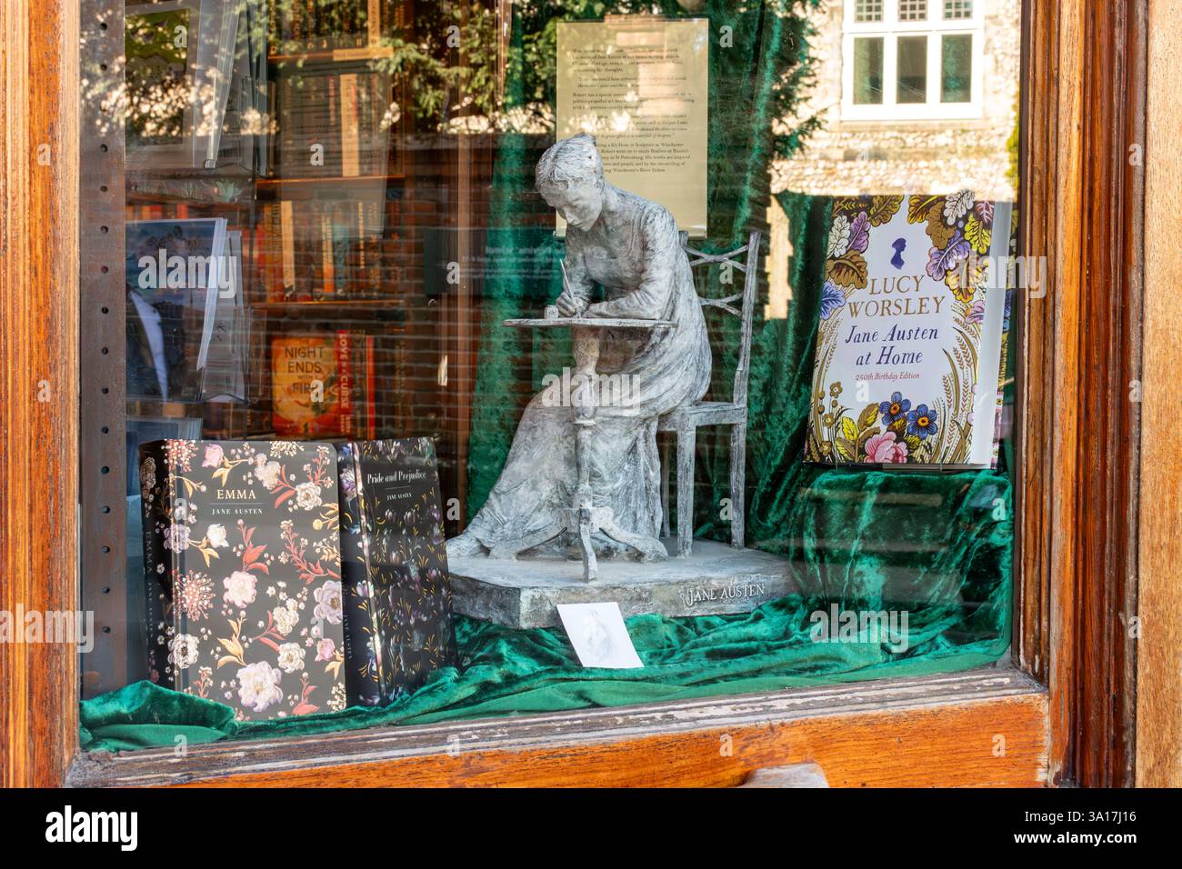 Jane Austen themed shop window in P&G Wells Booksellers, College Street ...