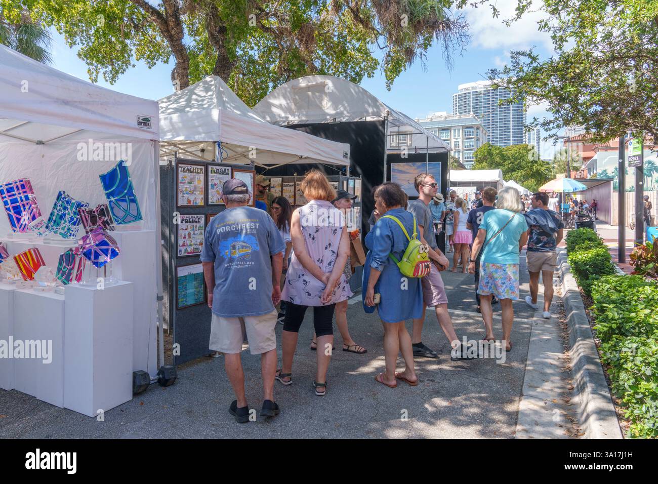 The Las Olas Art Fair in Fort Lauderdale showcases a vibrant collection ...