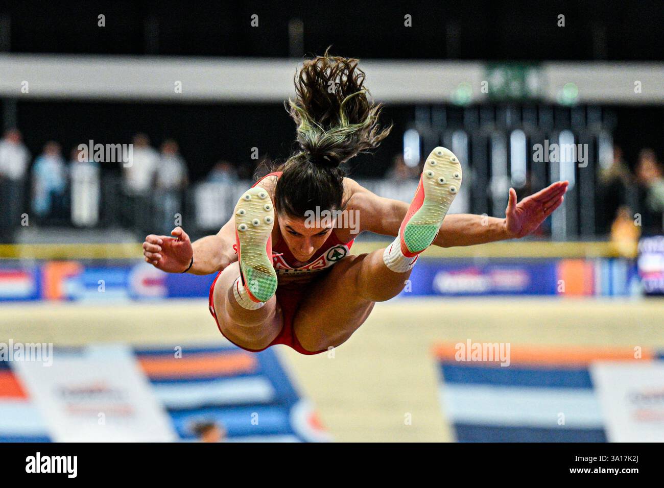 APELDOORN, NETHERLANDS - MARCH 7: Plamena Mitkova of Bulgaria competing ...