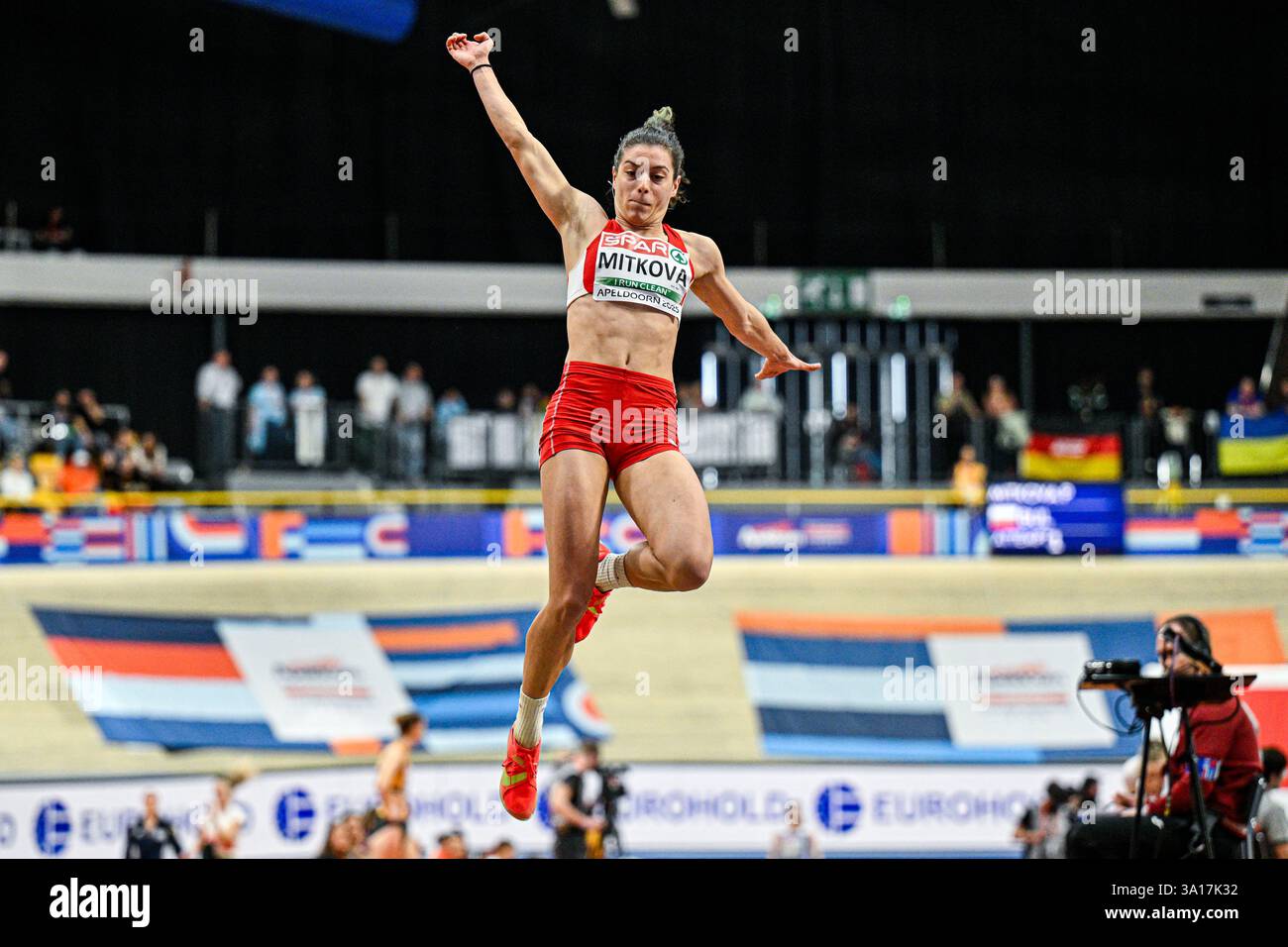 APELDOORN, NETHERLANDS - MARCH 7: Plamena Mitkova of Bulgaria competing ...