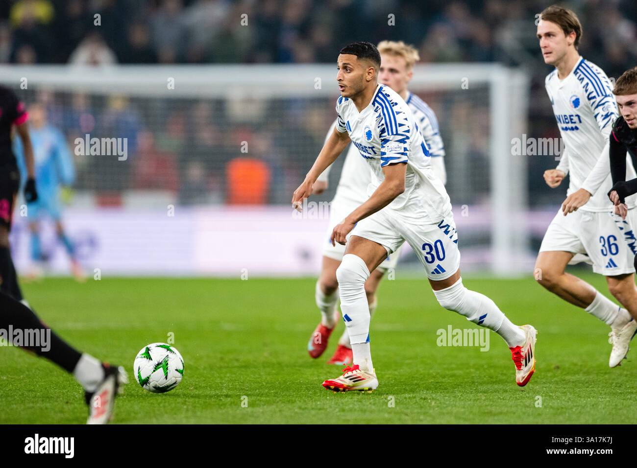 Copenhagen, Denmark. 06th, March 2025. Elias Achouri (30) of FC ...