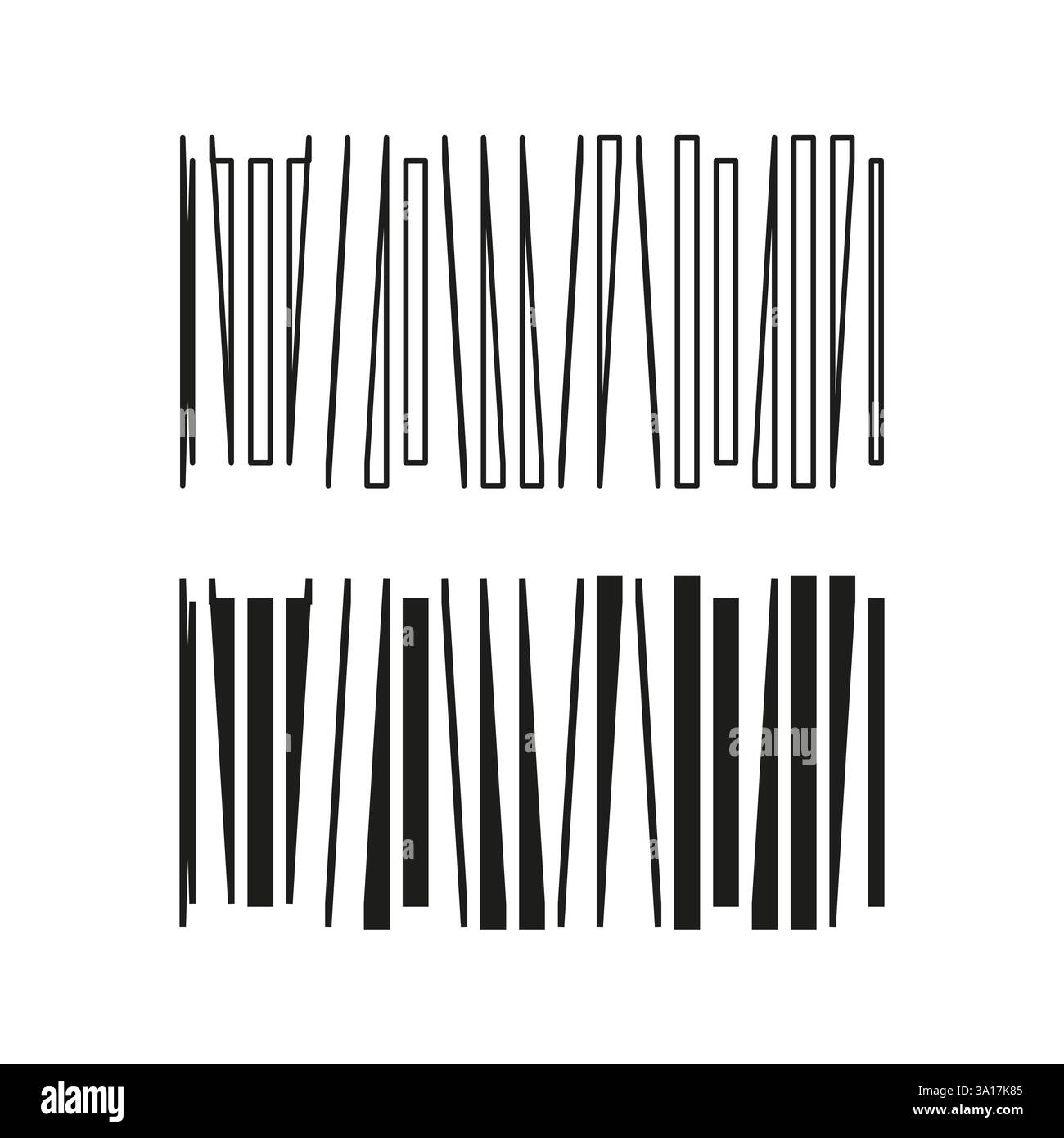 Parallel vertical lines. Abstract vector design. Modern black ...