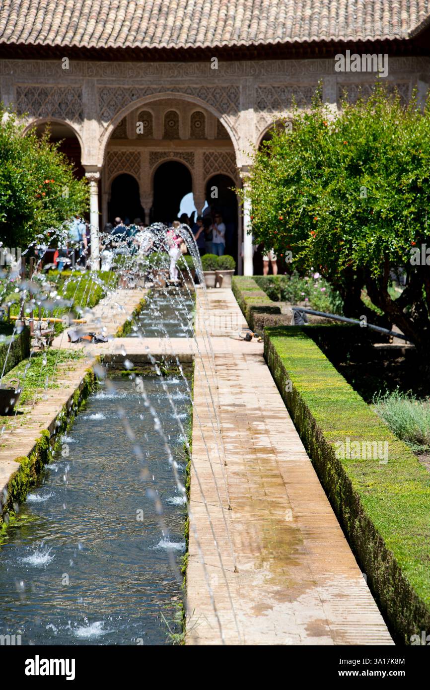 Granada,Spain,Alhambra Palace.Generallife Gardens,Allbaicin Old Town ...