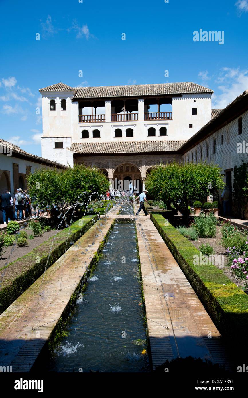 Granada,Spain,Alhambra Palace.Generallife Gardens,Allbaicin Old Town ...