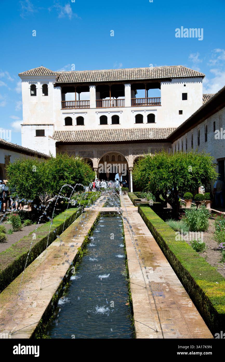 Granada,Spain,Alhambra Palace.Generallife Gardens,Allbaicin Old Town ...