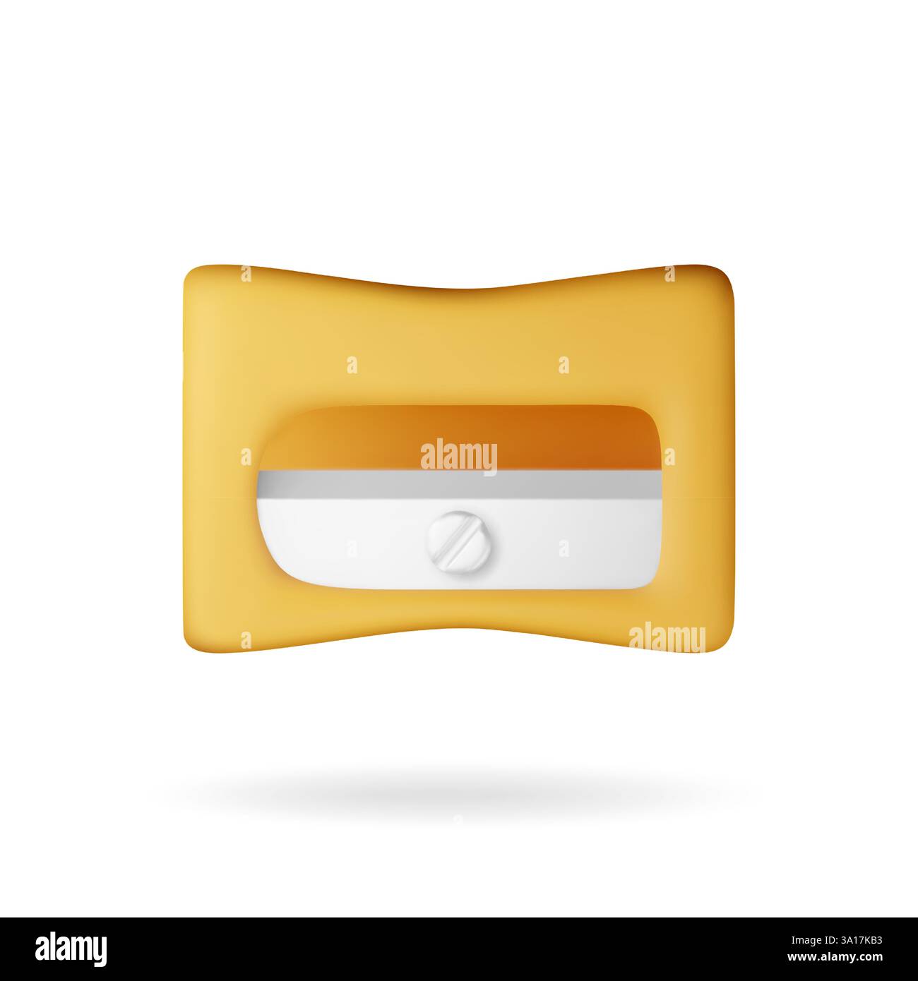 3D plastic pencil sharpener Stock Vector Image & Art - Alamy