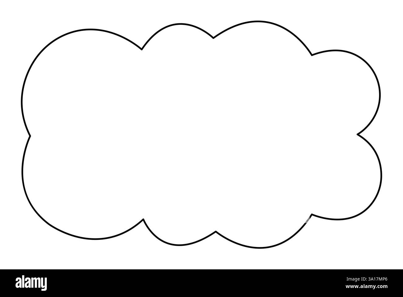 Continuous one line cloud icon Vector illustration Stock Vector Image ...