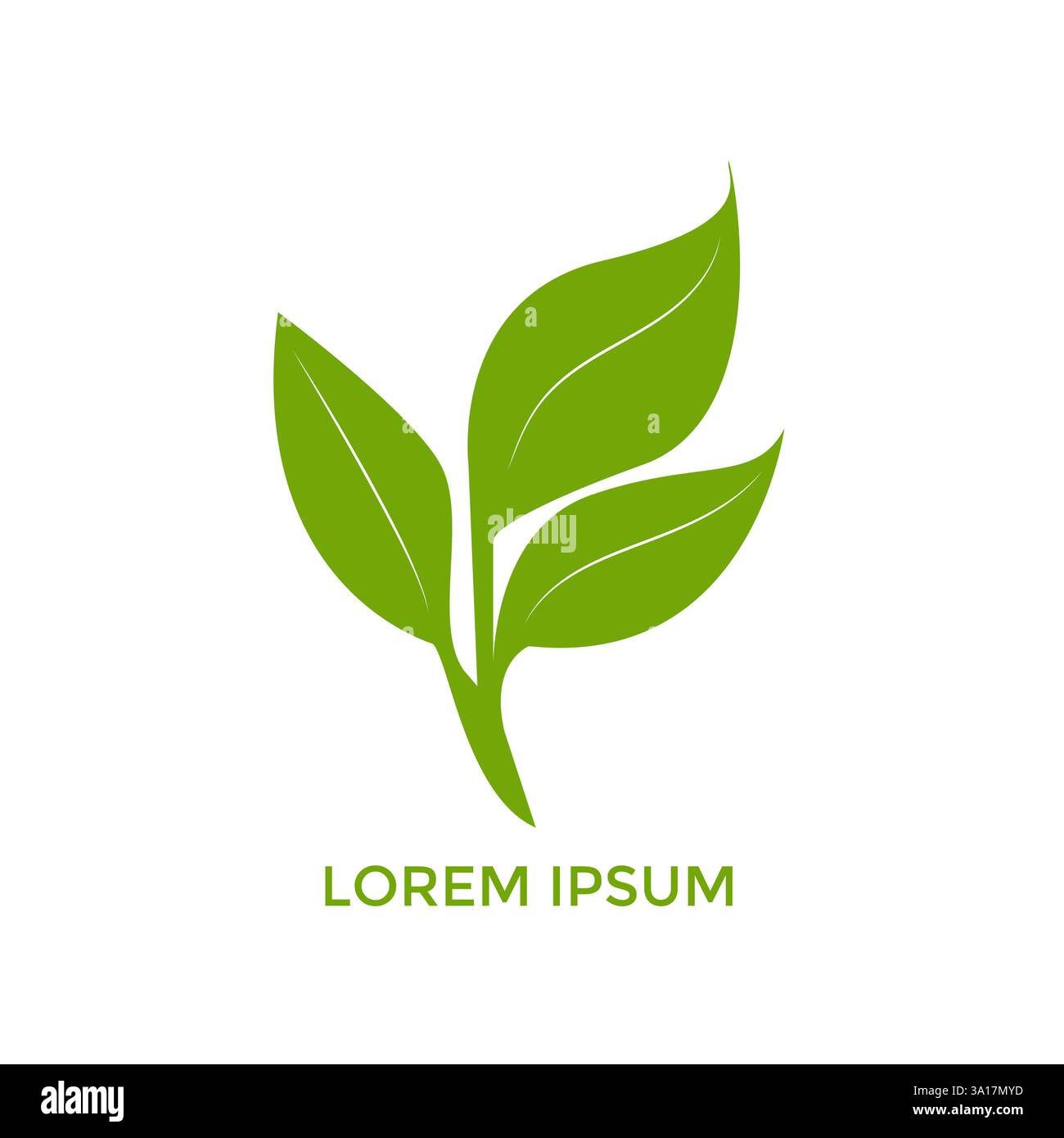 Sprout Logo Isolated White background. Vector Illustration Stock Vector ...