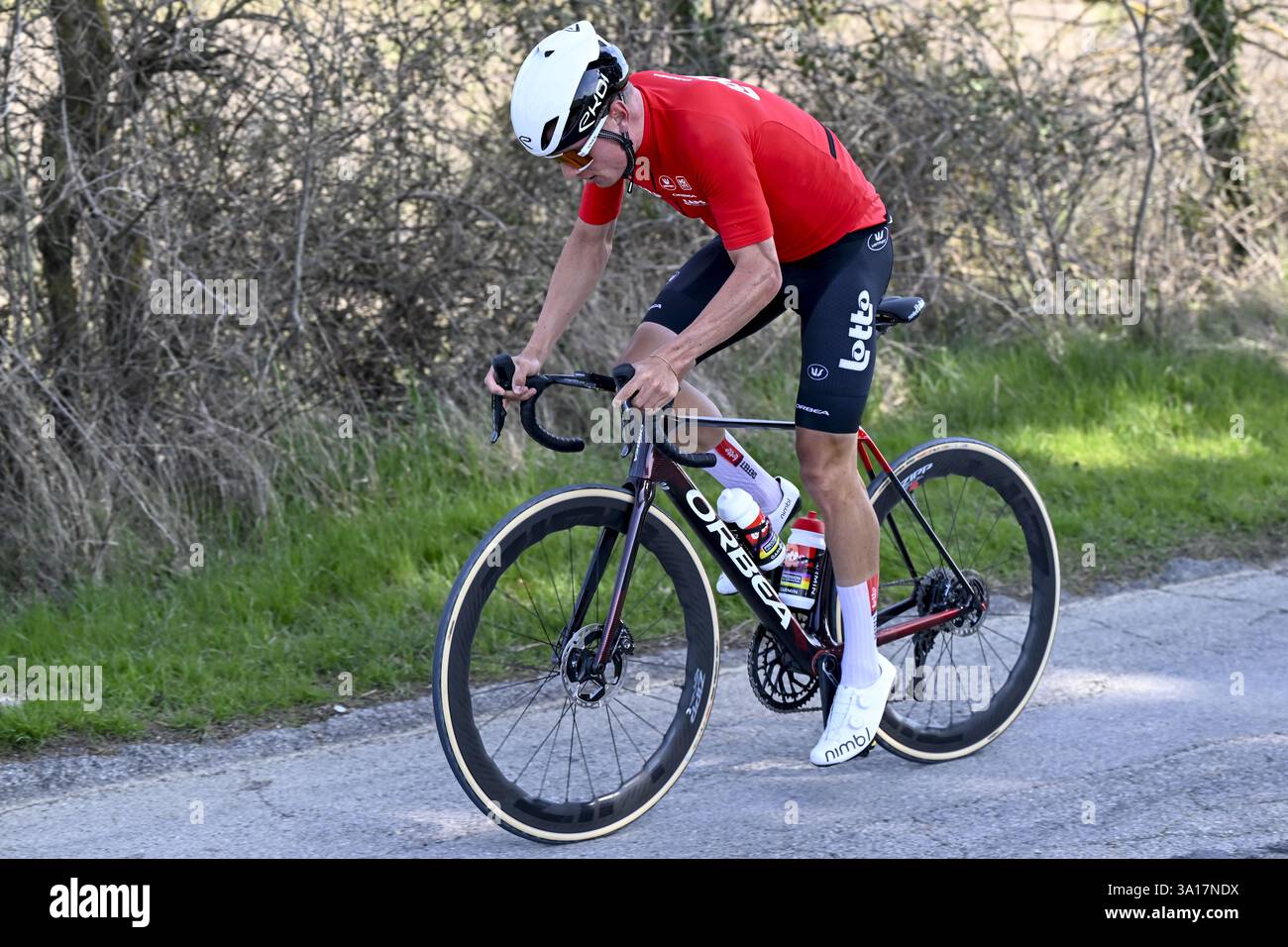 Siena, Italy. 07th Mar, 2025. Belgian Lennert Van Eetvelt pictured in ...