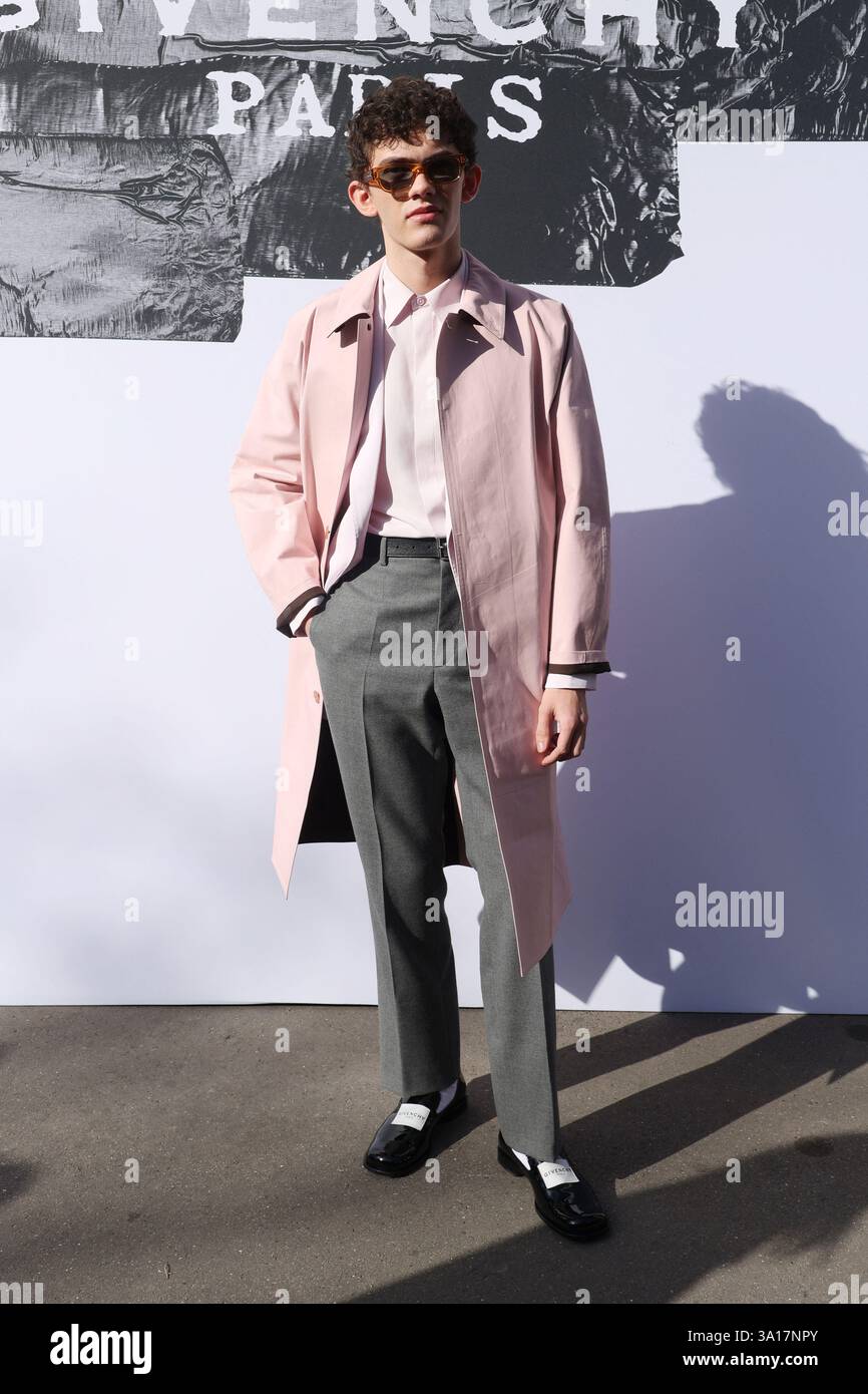 Joe Locke attending the Givenchy Womenswear Fall/Winter 2025-2026 show ...