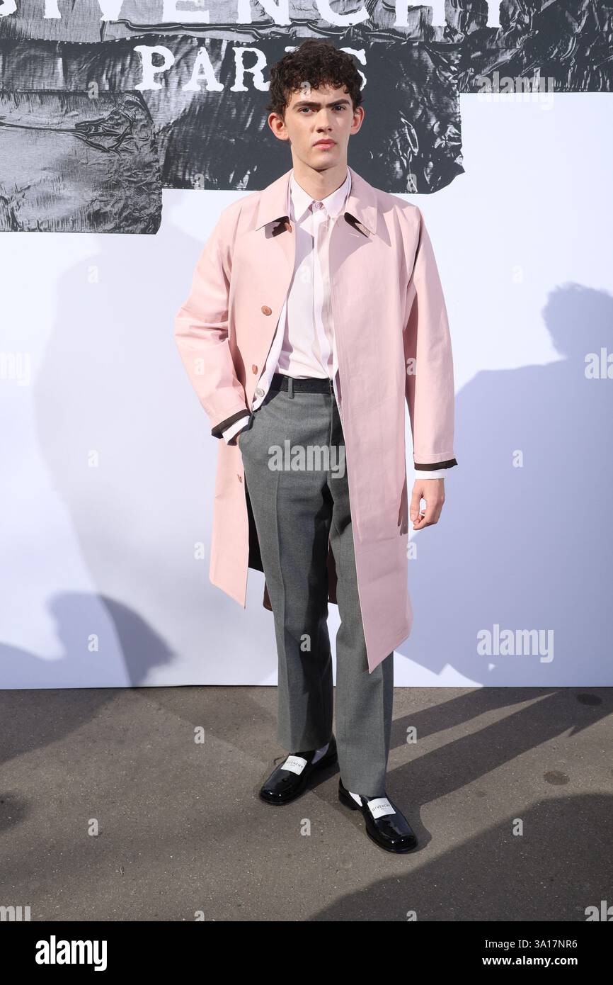 Joe Locke attending the Givenchy Womenswear Fall/Winter 2025-2026 show ...