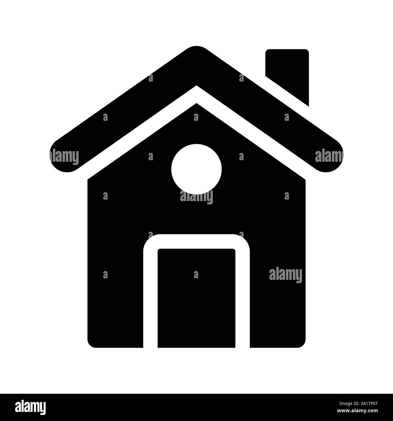 An icon of home in modern style, premium vector Stock Vector Image ...