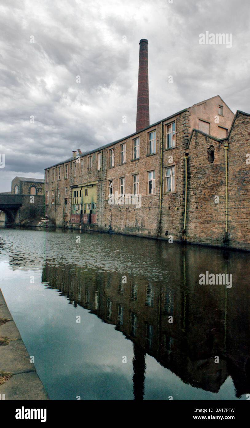 Ciceley Bridge Mill. A former cotton mill on the Leeds to Liverpool ...
