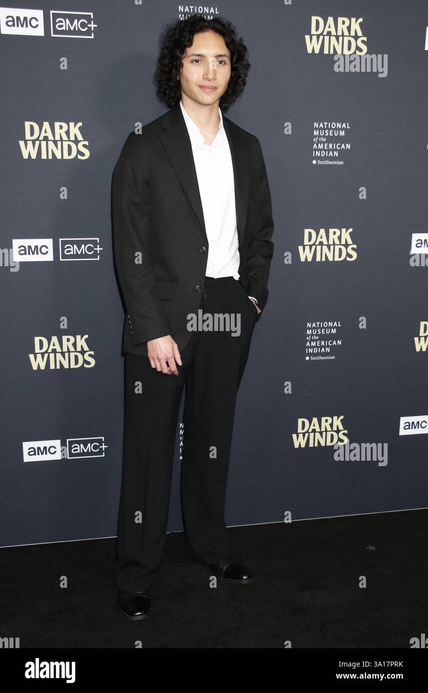 March 06, 2025 Alonso Rappa attend AMC presents premiere of Dark Winds ...