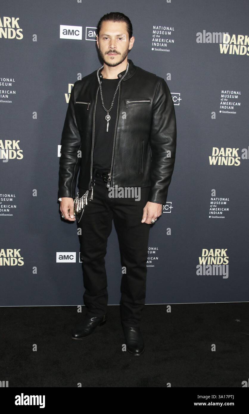 March 06, 2025 Alex Meraz attend AMC presents premiere of Dark Winds ...