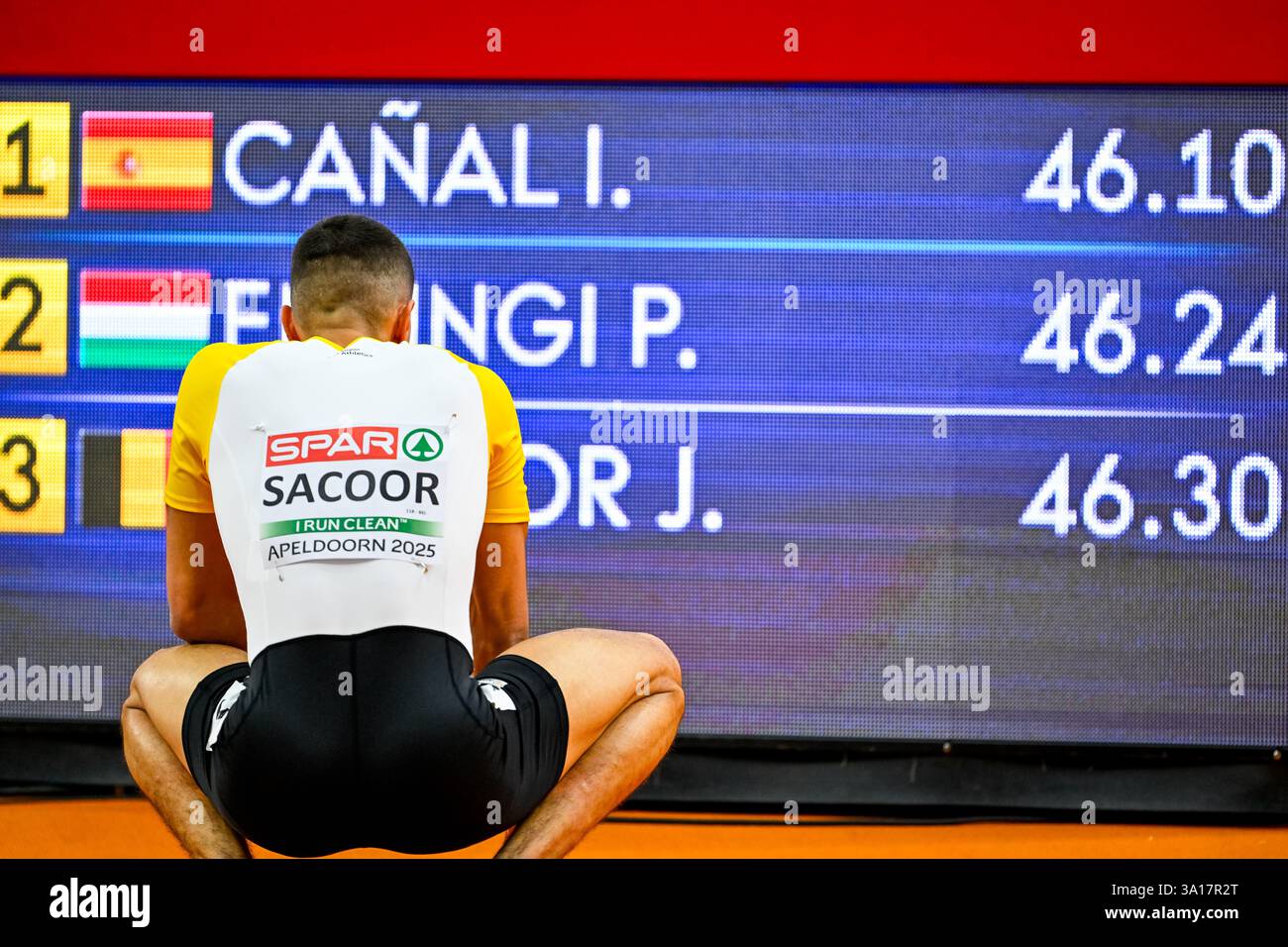 Apeldoorn, Netherlands. 07th Mar, 2025. Belgian Jonathan Sacoor ...