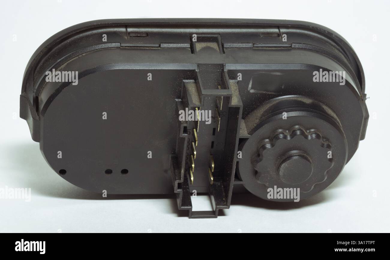 headlight position control module back side with connecting block pad ...