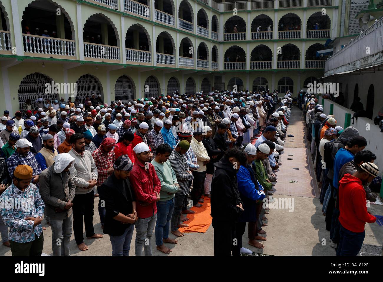 On March 7, 2025, in Kathmandu, Nepal. People from the Nepalese Muslim ...
