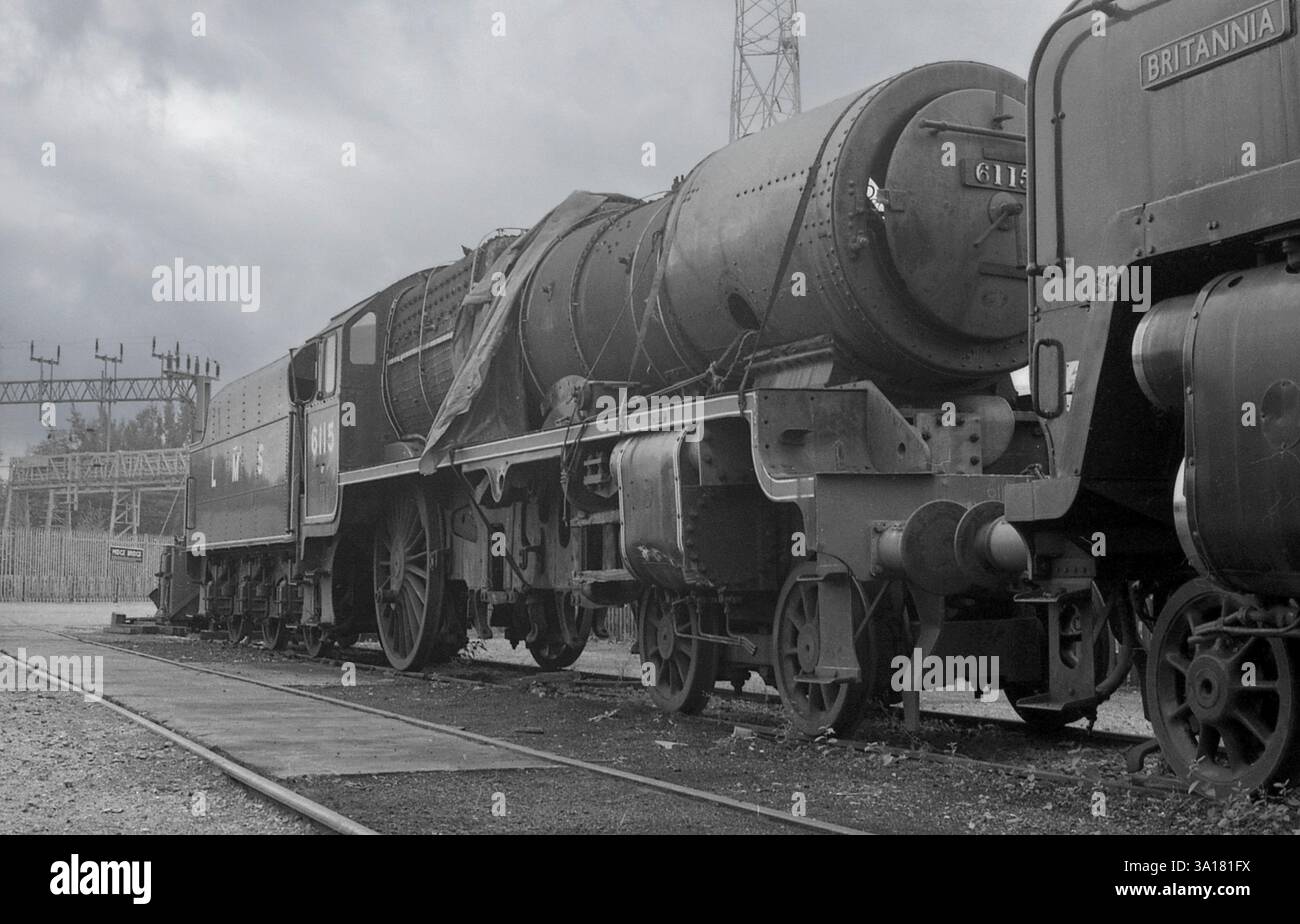 LMS steam locomotive 6115 at Crewe Heritage Centre in 2002 Stock Photo ...