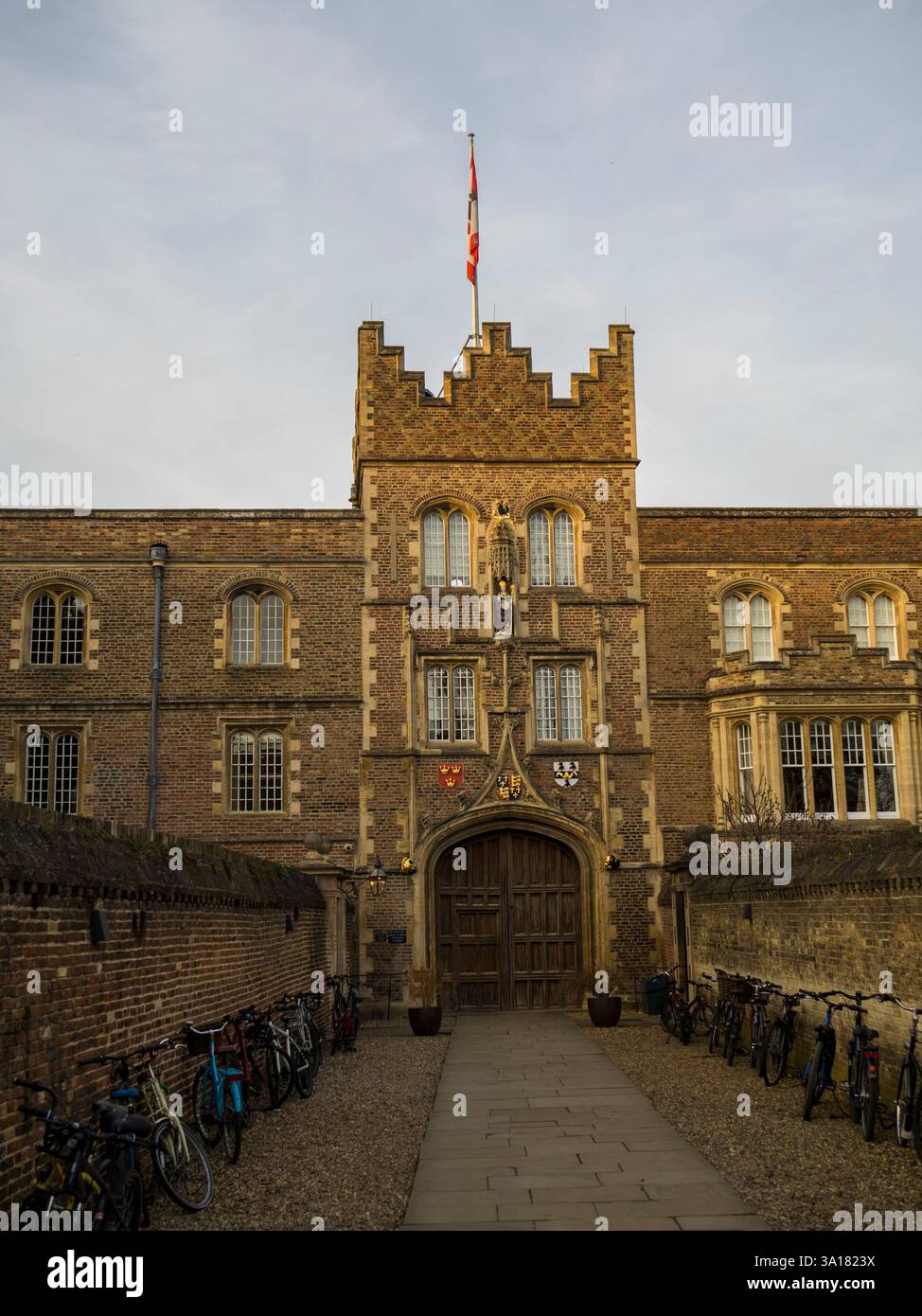 Cycles Outside, Entrance Gate, Jesus College, University of Cambridge ...