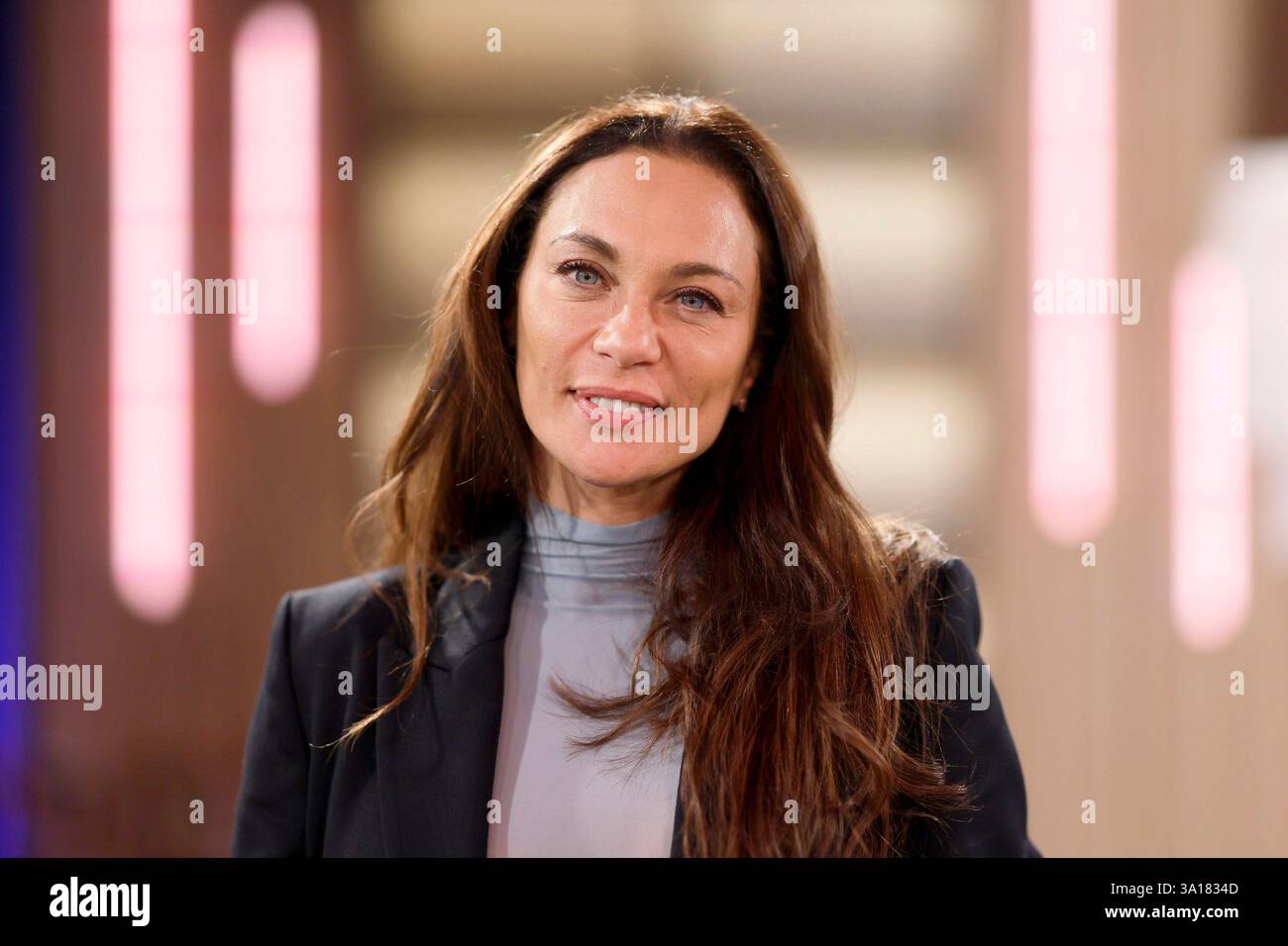 Model Lilly Becker bei der Aufzeichnung der WDR-Talksendung Kölner ...