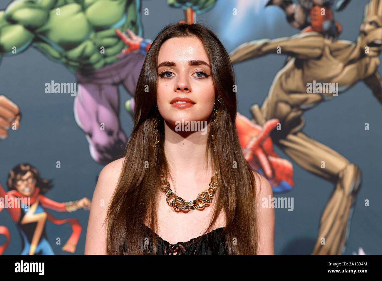 Sängerin Eske Hohlen, Freundin von Iggi Kelly, bei der Ausstellung ...