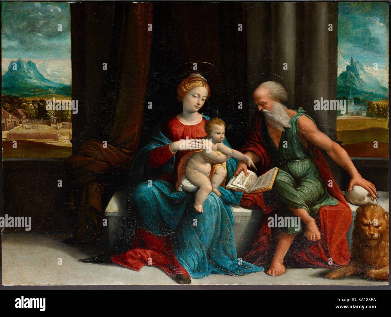 Benevenuto di Piero Tisi - Madonna and Child and St. Jerome - 1939.2 ...