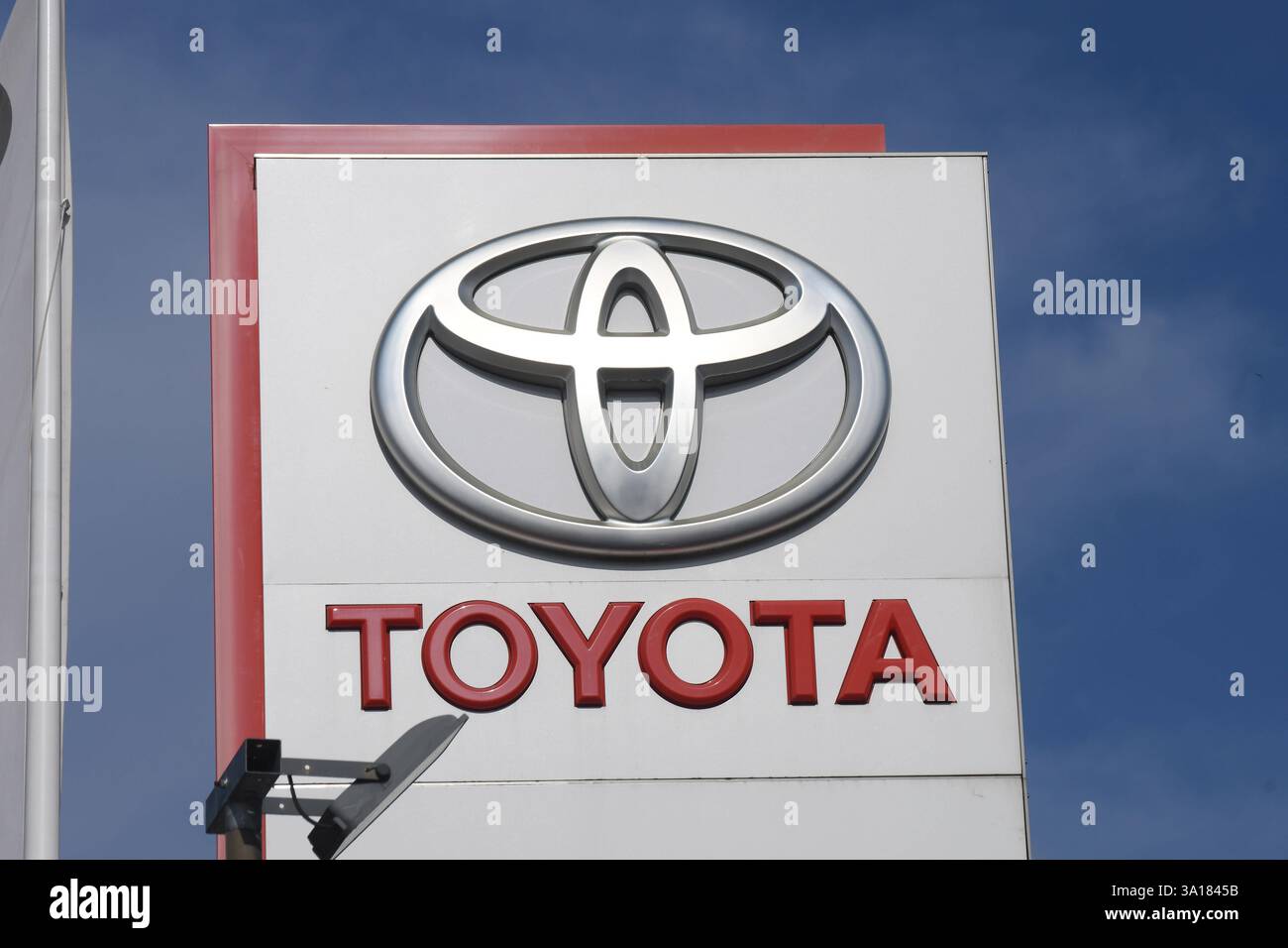 Kastrup /Copenhagen/Denmark/ 07-03-2025 Toyota cars dearler and kastrup ...