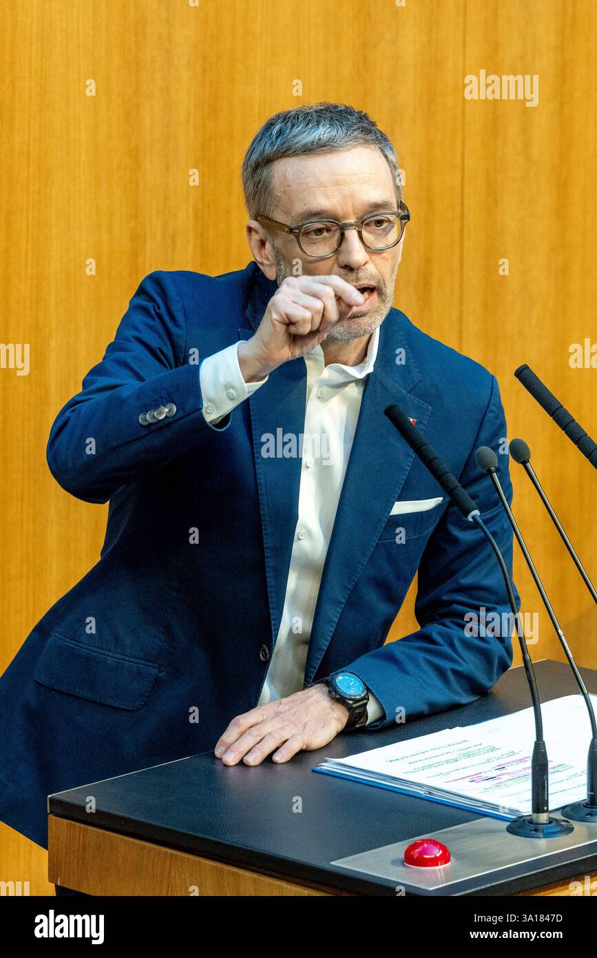 20250307 Nationalrat Sitzung zur Vorstellung der neuen Bundesregierung ...