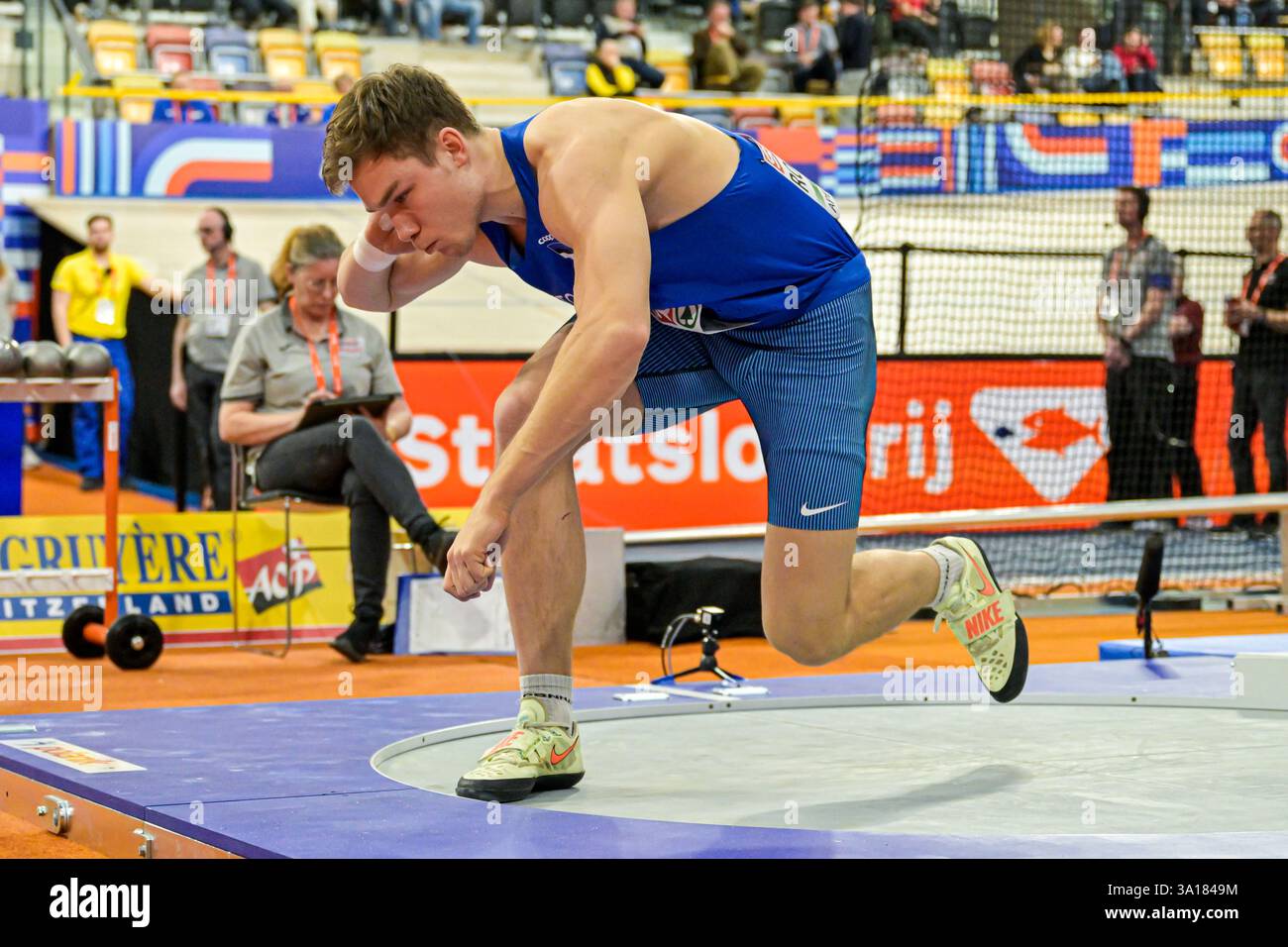 APELDOORN, NETHERLANDS - MARCH 7: Rasmus Roosleht of Estonia competing ...